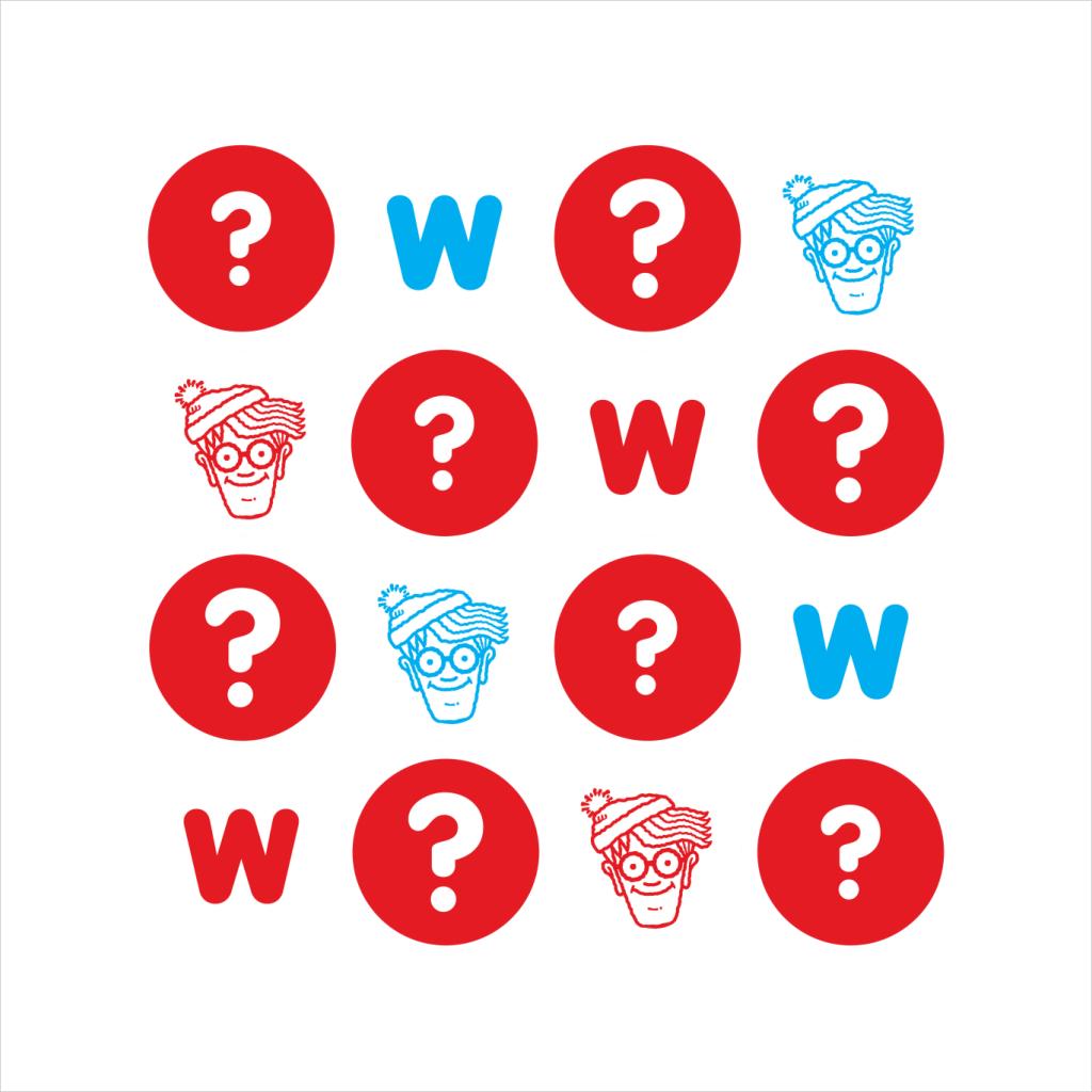 WHERE'S WALLY CHARACTER Heads And Question Marks Women's T-Shirt £9.95 ...